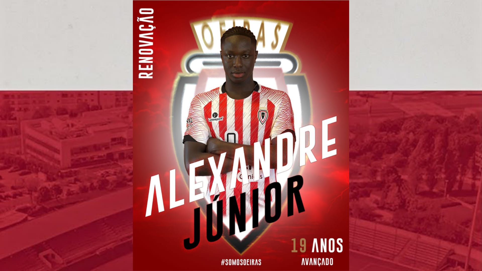 ALEXANDRE JÚNIOR CONTINUA EM OEIRAS - O GOLO GB